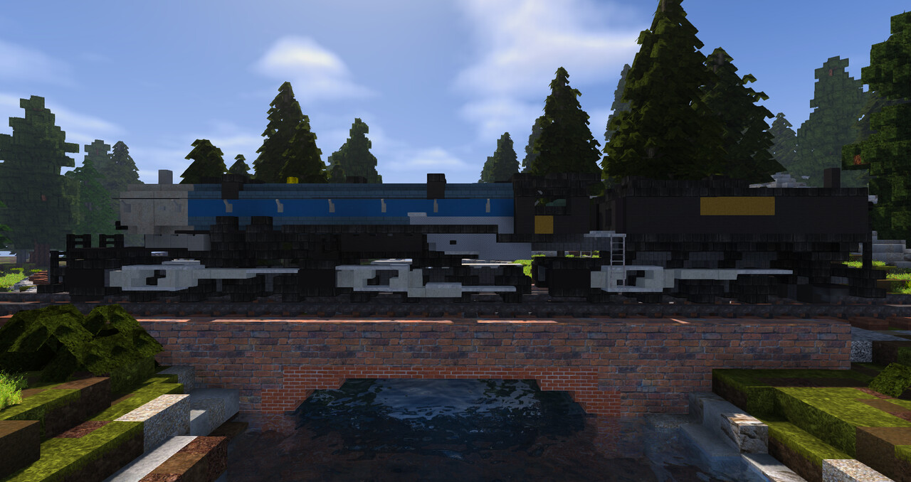 Erie Railroad Triplex Locomotive | TRS Minecraft Map