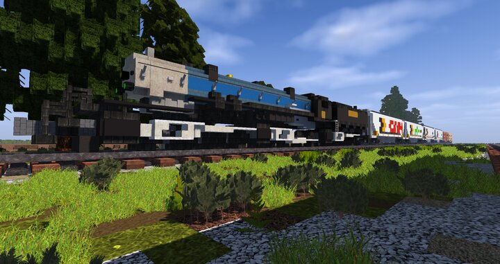 Erie Railroad Triplex Locomotive | TRS Minecraft Map