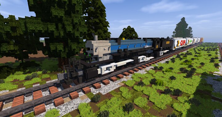 Erie Railroad Triplex Locomotive | TRS Minecraft Map