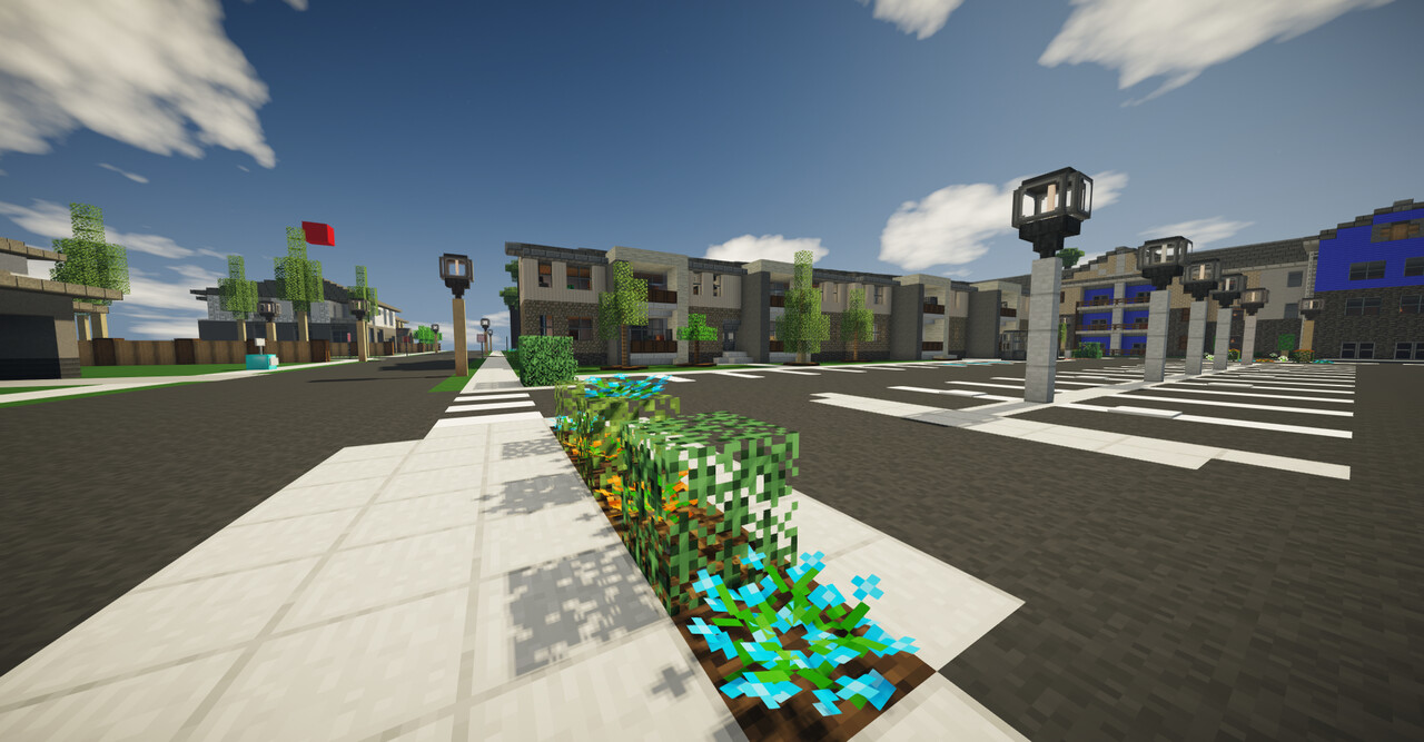 Low density apartements complex Minecraft Map