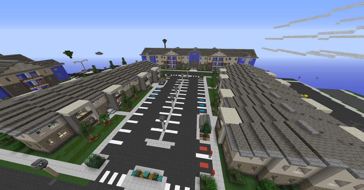 Low density apartements complex Minecraft Map