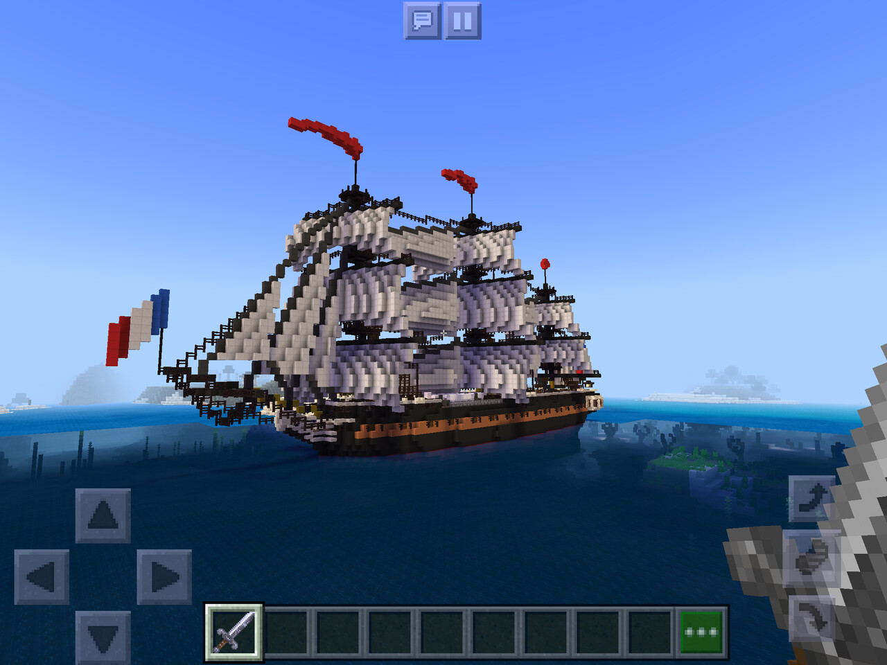 French frigate clorinde Minecraft Map
