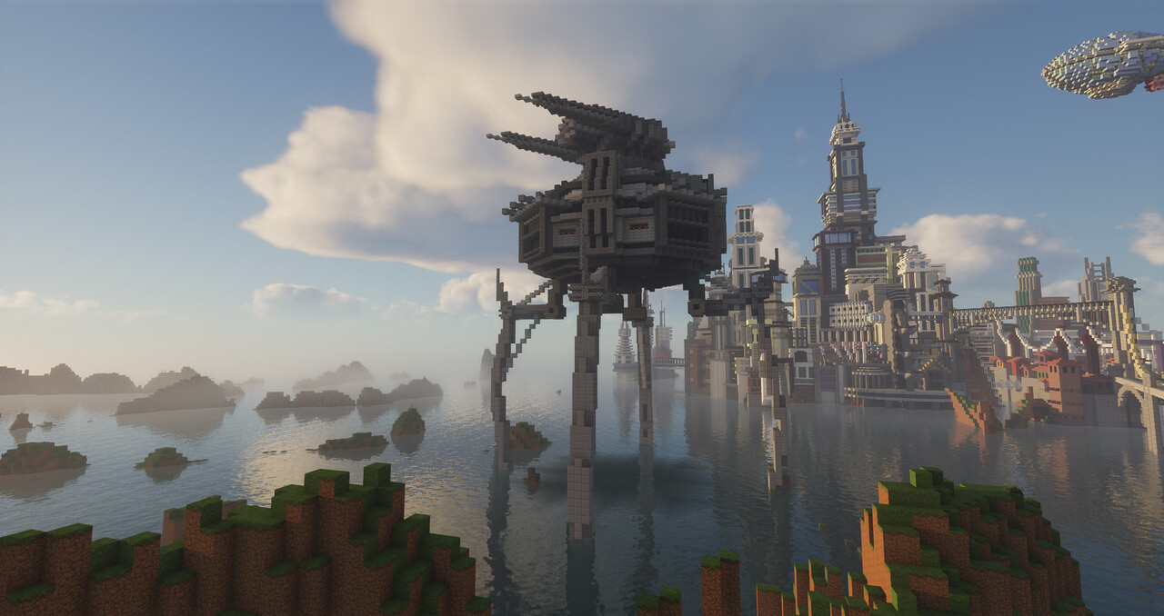 Scy Fi city "phoenix" Minecraft Map