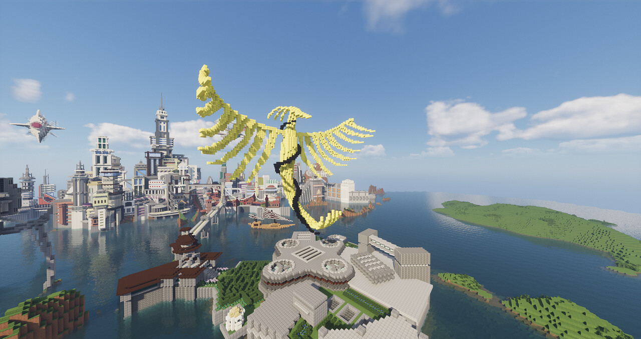 Scy Fi city "phoenix" Minecraft Map