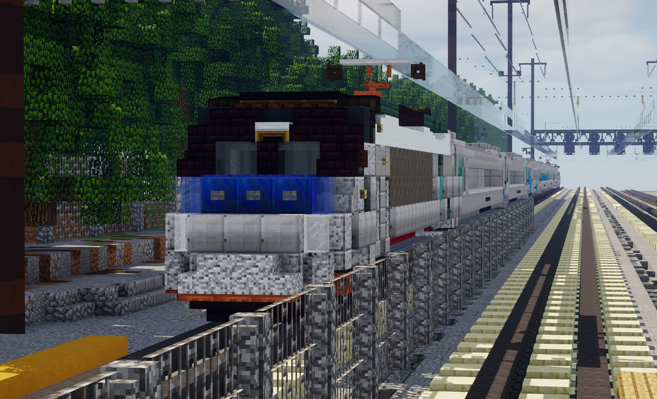 Acela Express Train 1.5:1 Scale Minecraft Map