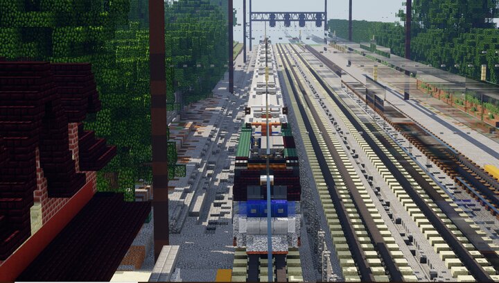Acela Express Train 1.5:1 Scale Minecraft Map