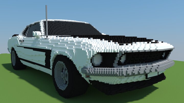 Ford Mustang Boss 302 1969 Minecraft Map