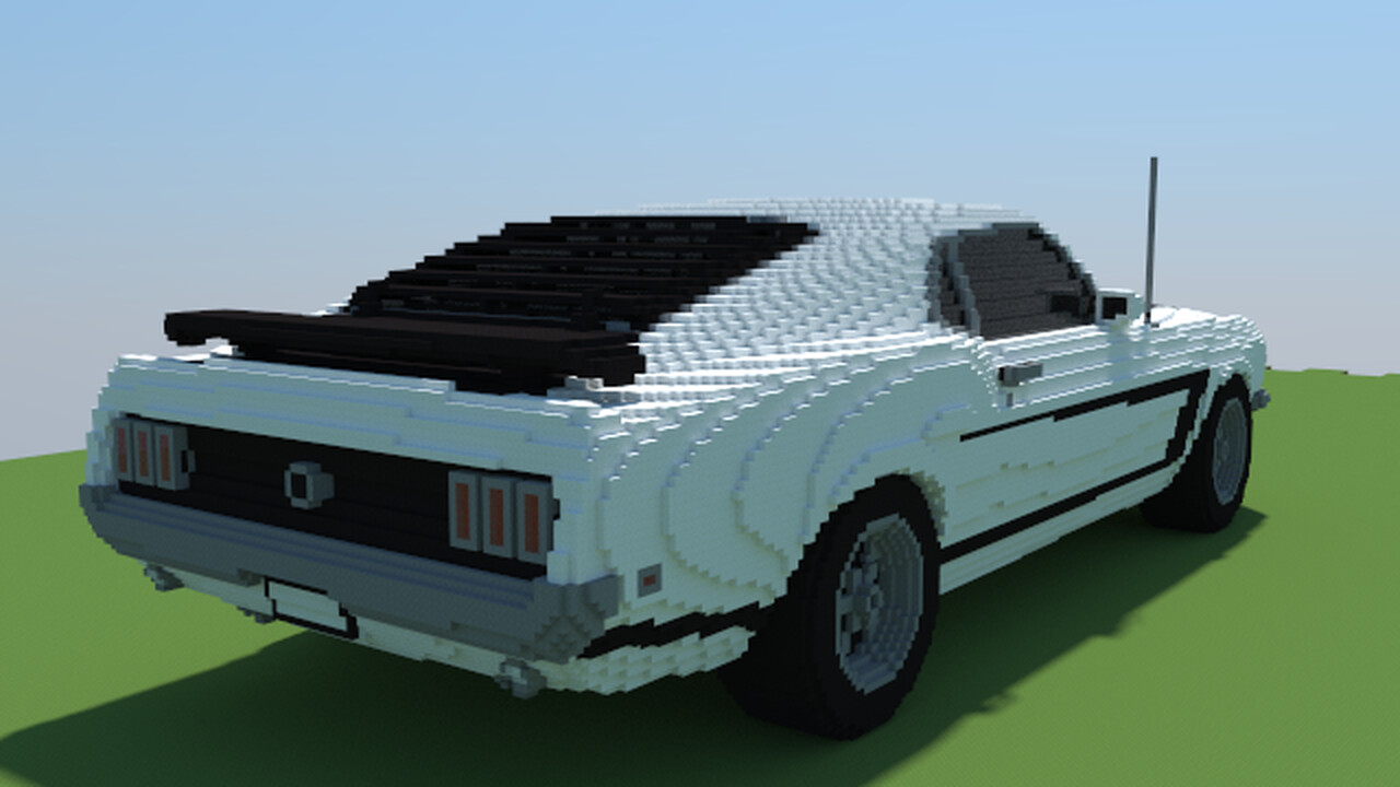 Ford Mustang Boss 302 1969 Minecraft Map