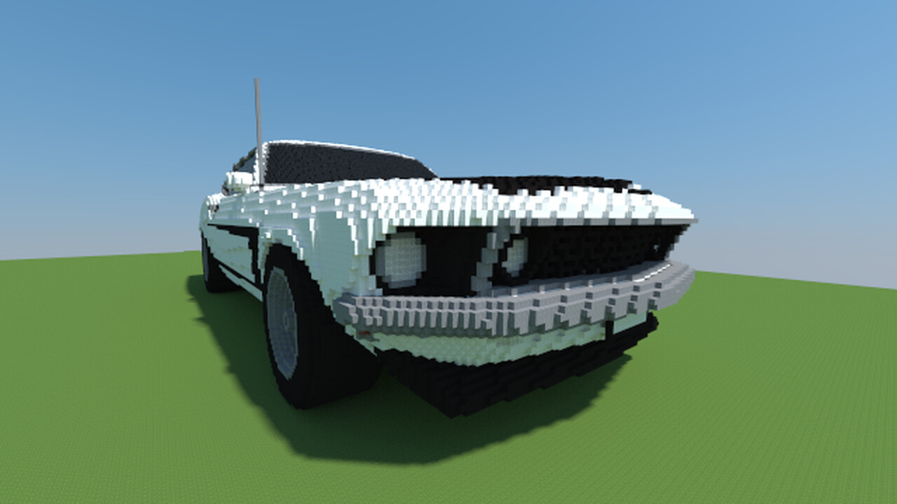 Ford Mustang Boss 302 1969 Minecraft Map