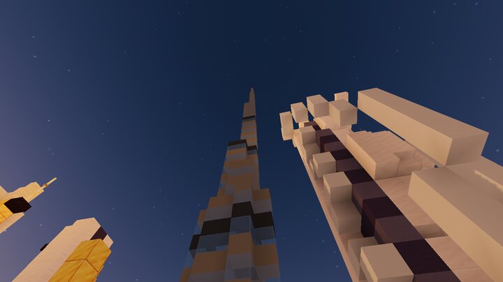 Lego architecture set Dubai replica Minecraft Map