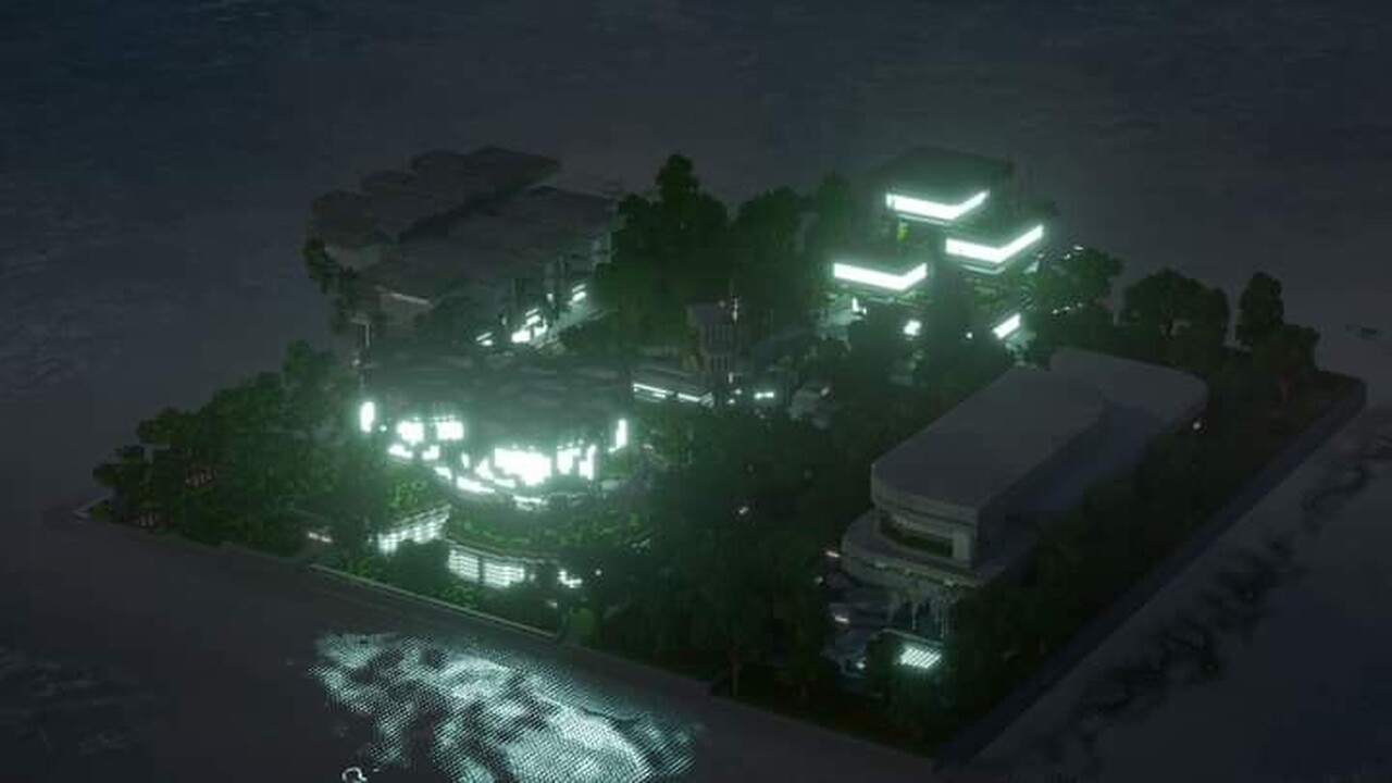 Brutalist Architecture Minecraft Map