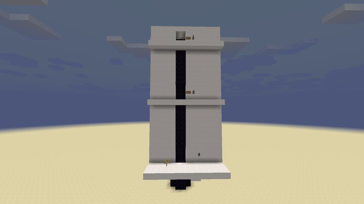 multi floor elevator Minecraft Map