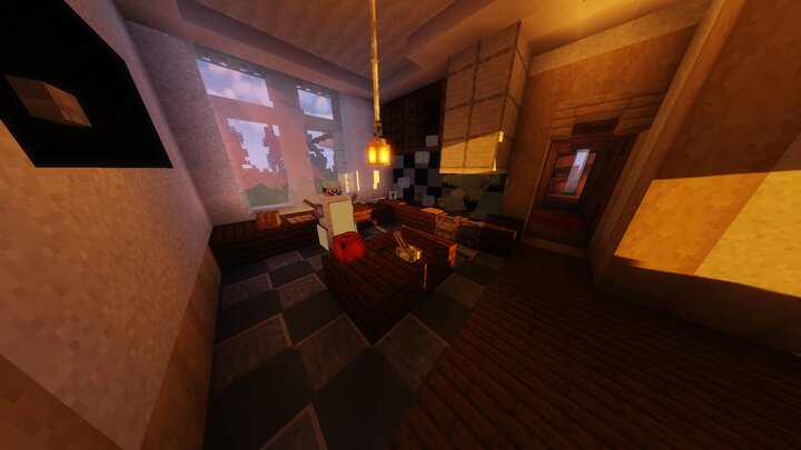 English Manor | Interior Decorated [SCHEMATIC] Minecraft Map