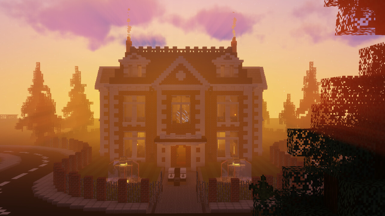 English Manor | Interior Decorated [SCHEMATIC] Minecraft Map