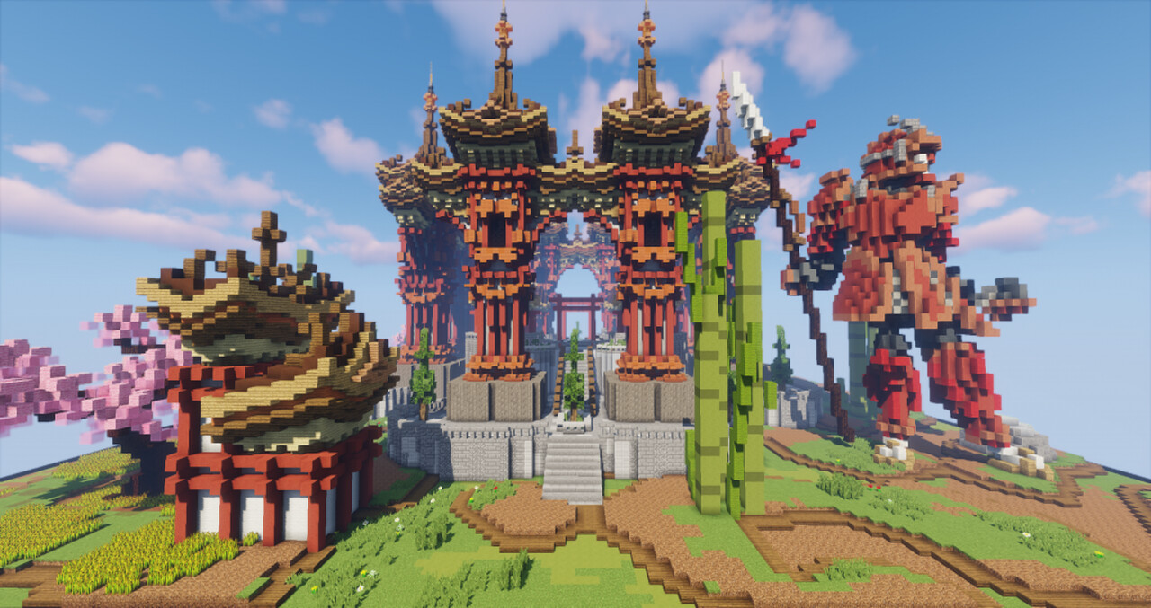 HCF Spawn Oriental/Asian Minecraft Map