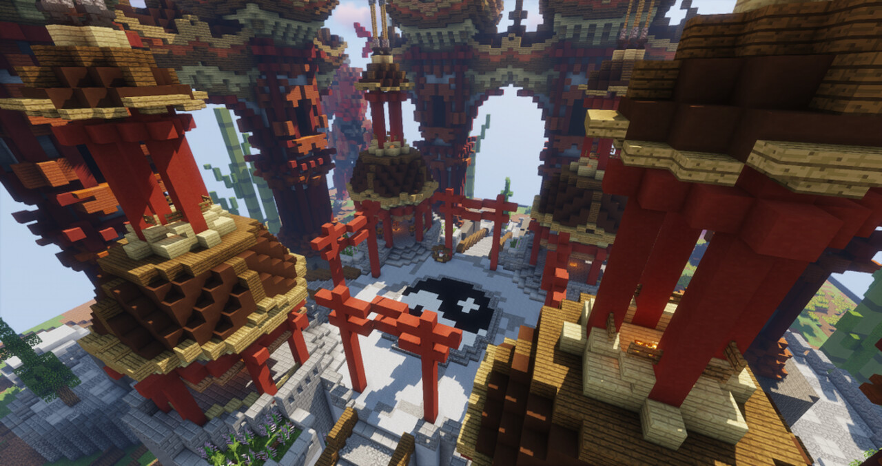 HCF Spawn Oriental/Asian Minecraft Map