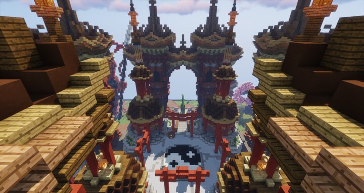 HCF Spawn Oriental/Asian Minecraft Map