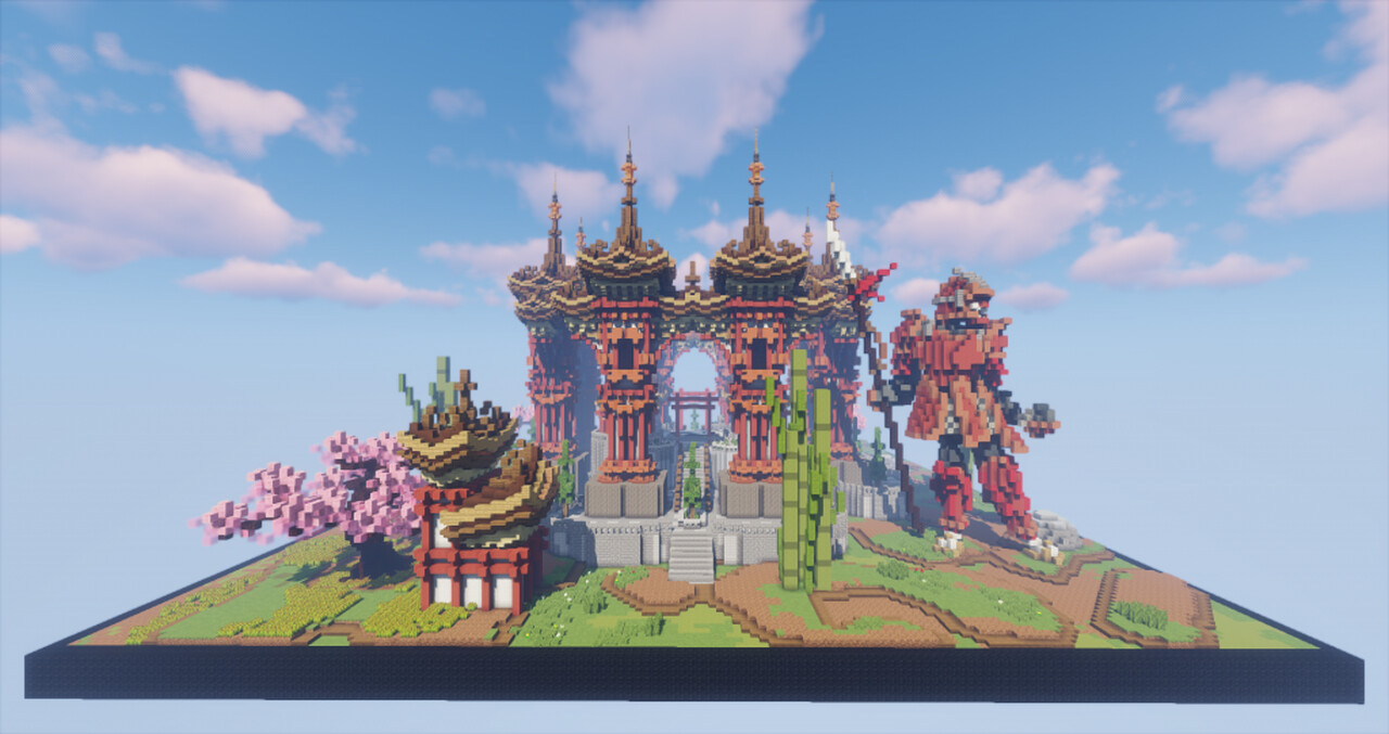HCF Spawn Oriental/Asian Minecraft Map
