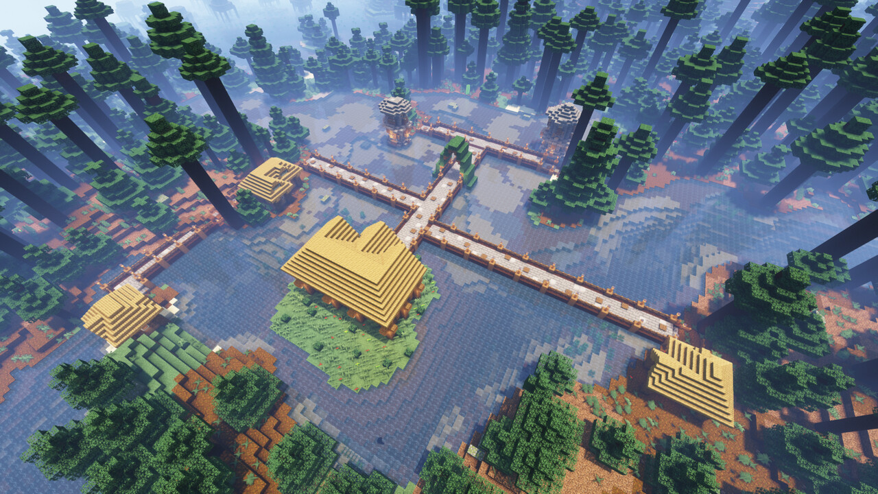 Spruce Town! Minecraft Map