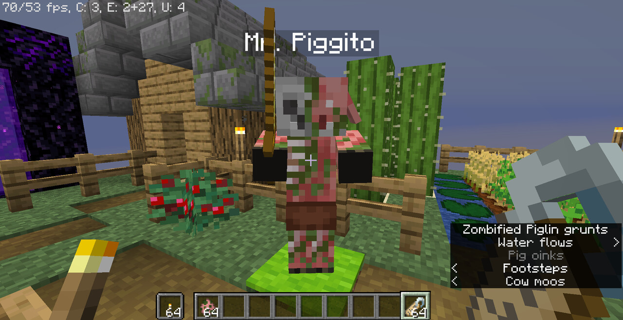 One chunk Survival Starter base Minecraft Map