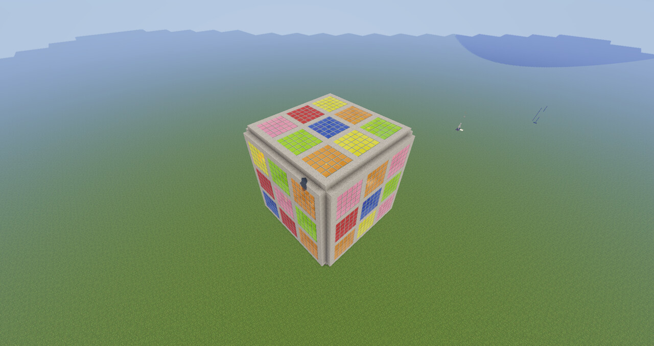 rubik cube survival house Minecraft Map