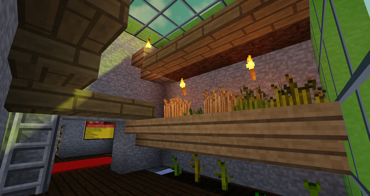 rubik cube survival house Minecraft Map