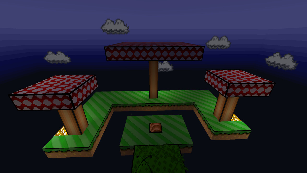 Super Mario 2D to 3D and Side Scroller to Open World Minecraft Map