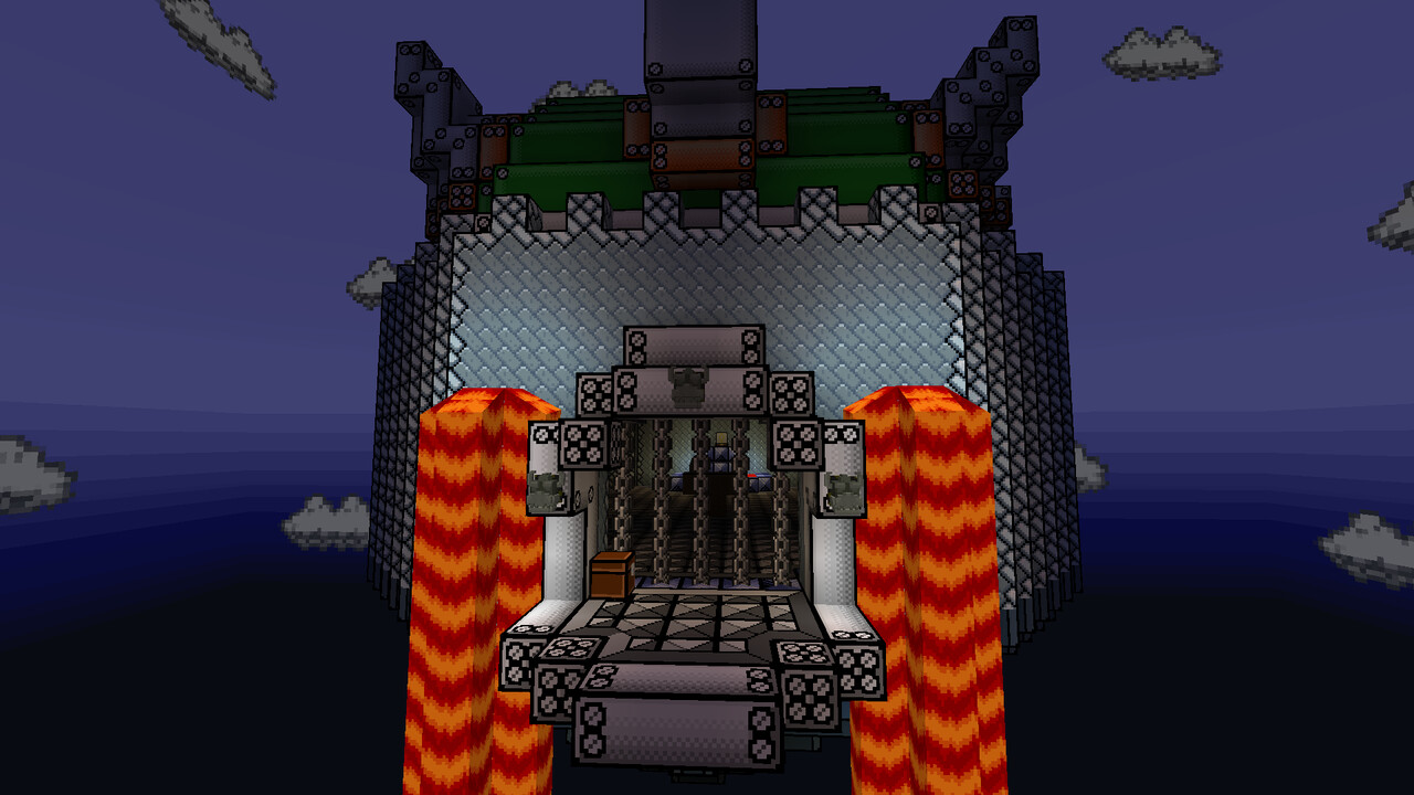 Super Mario 2D to 3D and Side Scroller to Open World Minecraft Map