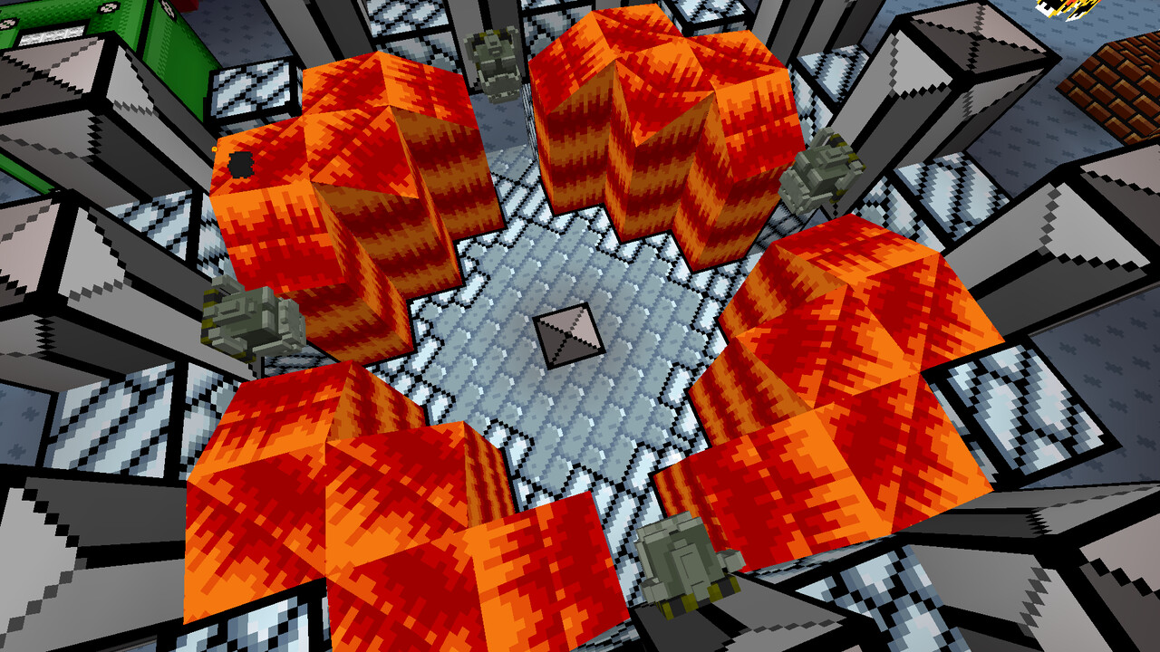 Super Mario 2D to 3D and Side Scroller to Open World Minecraft Map