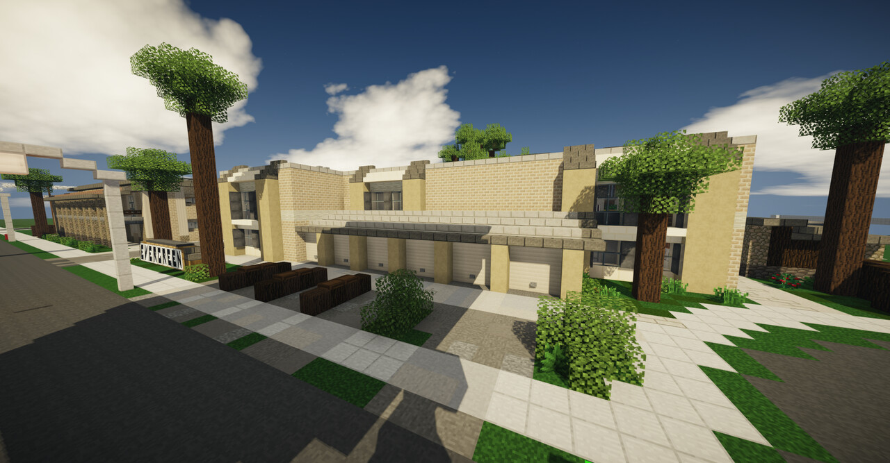 The evergreen residence Minecraft Map