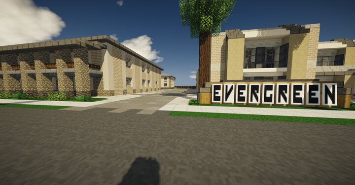 The evergreen residence Minecraft Map