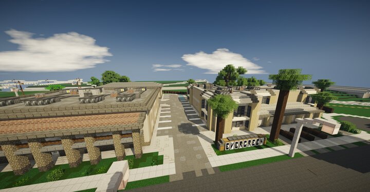 The evergreen residence Minecraft Map