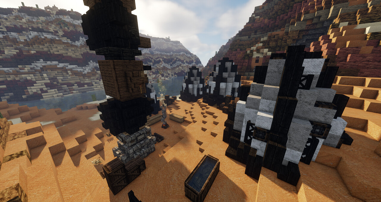 Native American Camp | Nations at War Minecraft Map