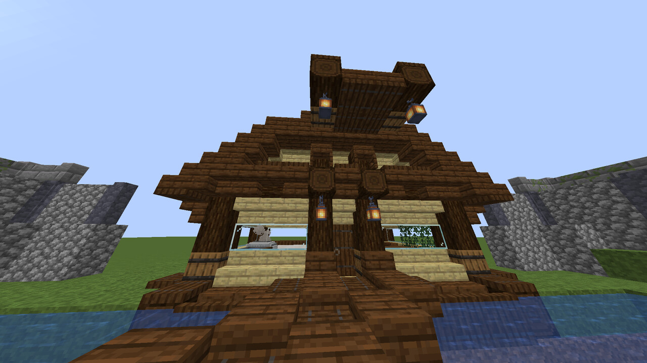 Spruce and Birch Fantasy house Minecraft Map