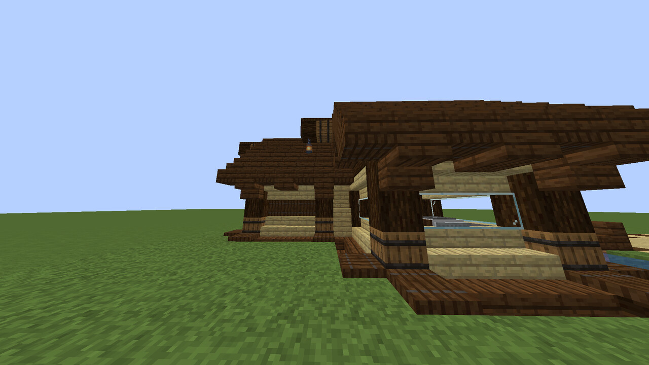 Spruce and Birch Fantasy house Minecraft Map