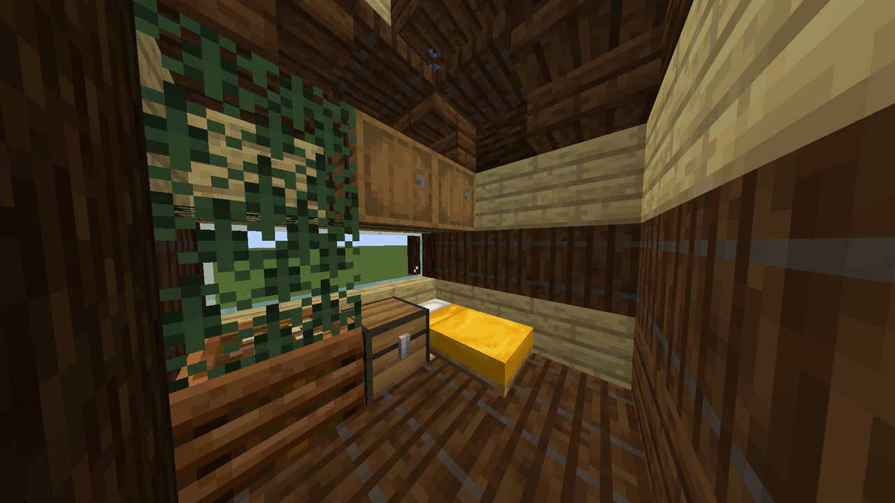 Spruce and Birch Fantasy house Minecraft Map