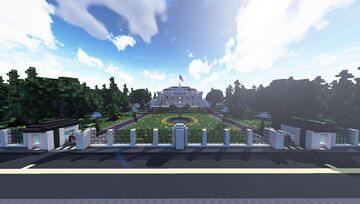 White House Minecraft Maps with Downloadable Schematic