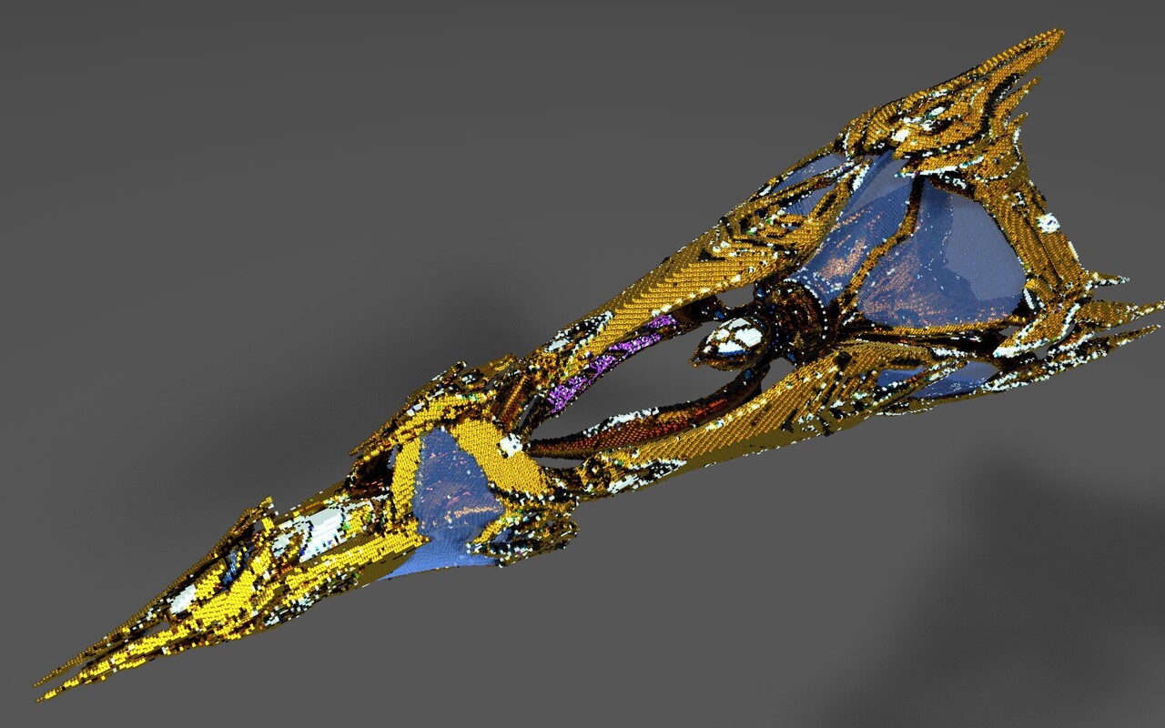 Spear of Adun!For Auir!Protoss Ark! ! STARCRAFT II Minecraft Map