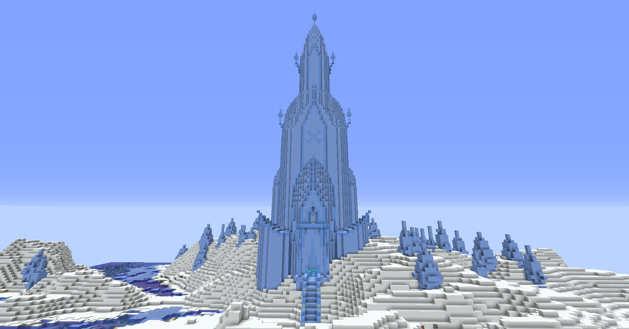 Elsa's Castle Minecraft Map