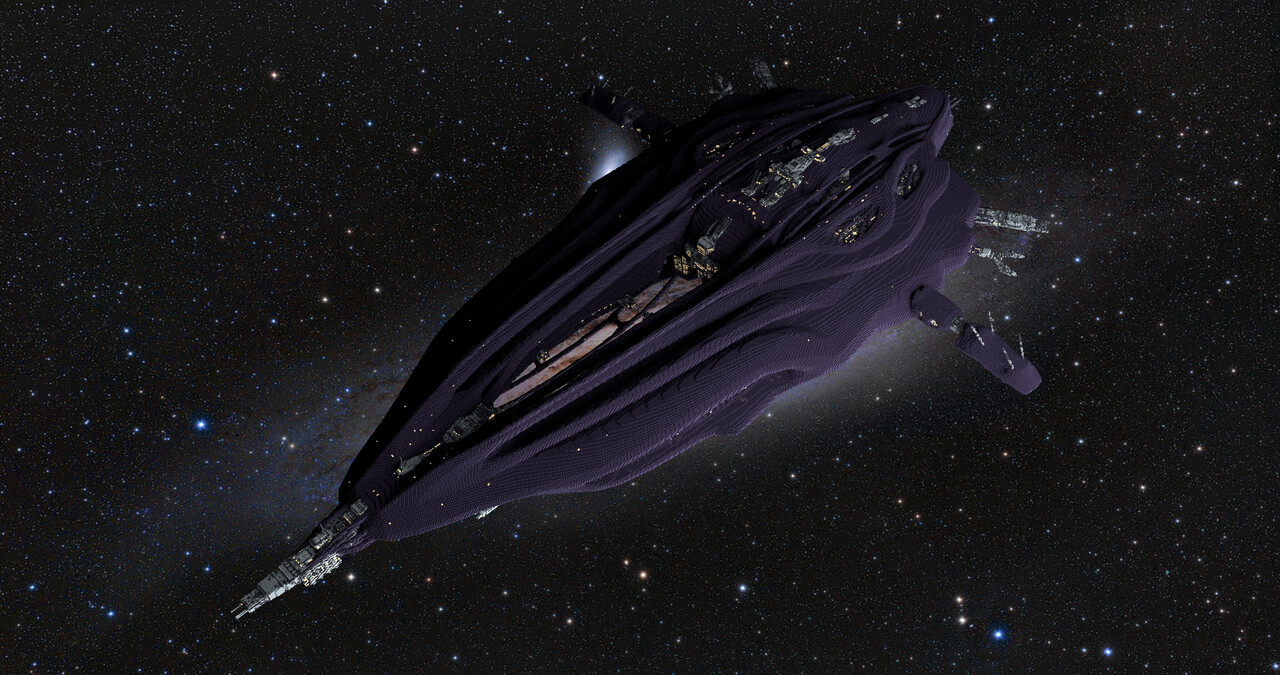 StarGate Wraith Ship Hive(Original version) Minecraft Map