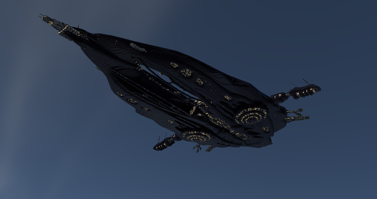 StarGate Wraith Ship Hive(Original version) Minecraft Map