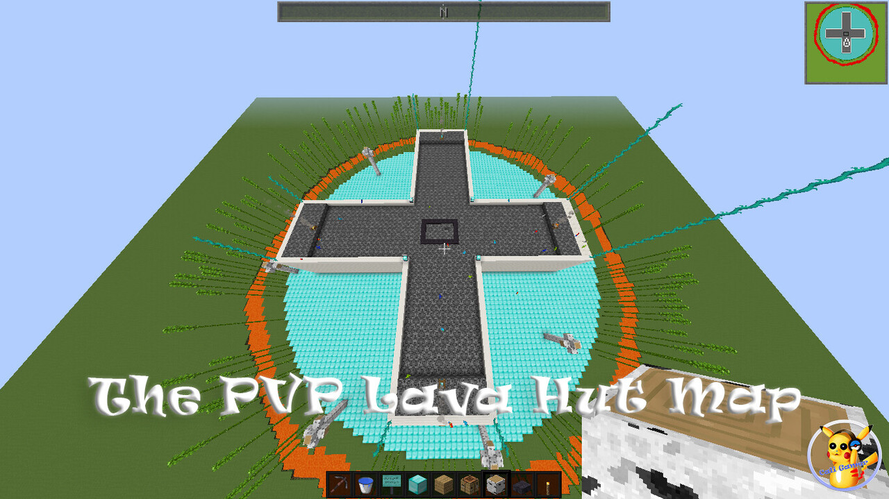 The PVP Lava Hut Minecraft Map