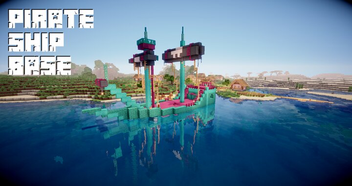 Pirate Ship Base Minecraft Map