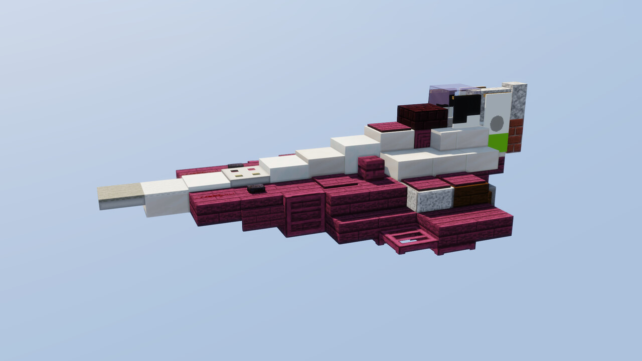 Delta-7 Aethersprite-Class Light Interceptor Minecraft Map