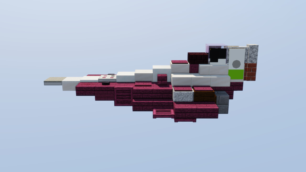 Delta-7 Aethersprite-Class Light Interceptor Minecraft Map