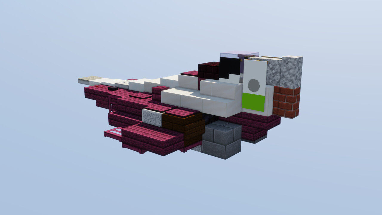 Delta-7 Aethersprite-Class Light Interceptor Minecraft Map