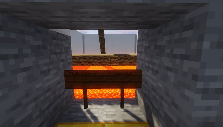 Quartz parkour biomes Minecraft Map