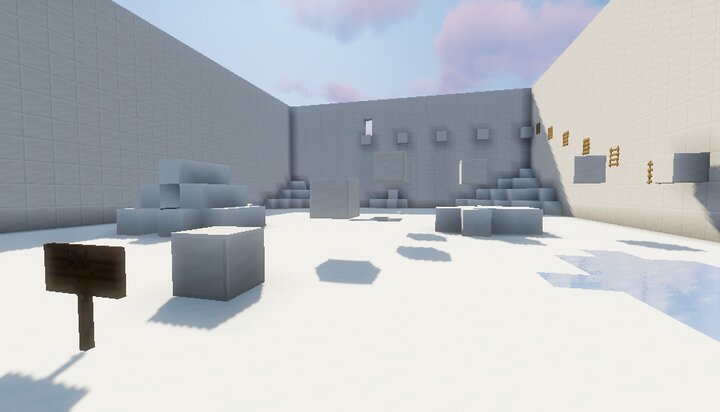 Quartz parkour biomes Minecraft Map