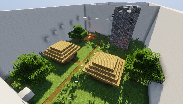 Quartz parkour biomes Minecraft Map