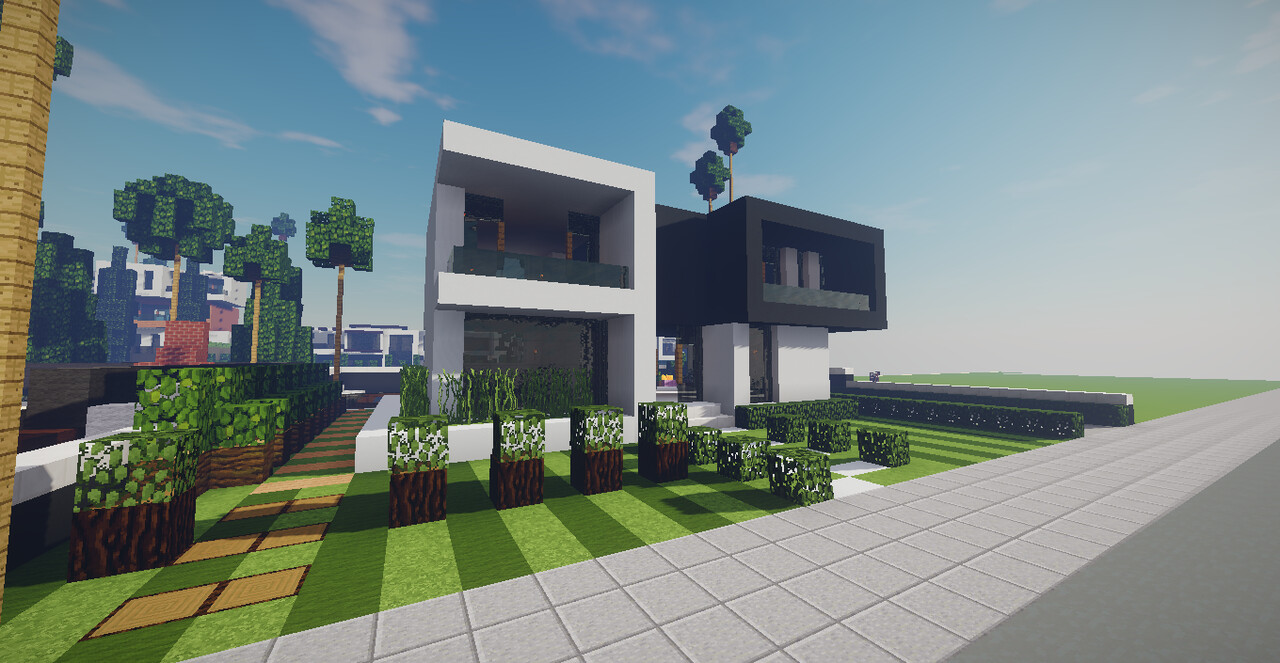 Modern House #11 + Schematics Minecraft Map